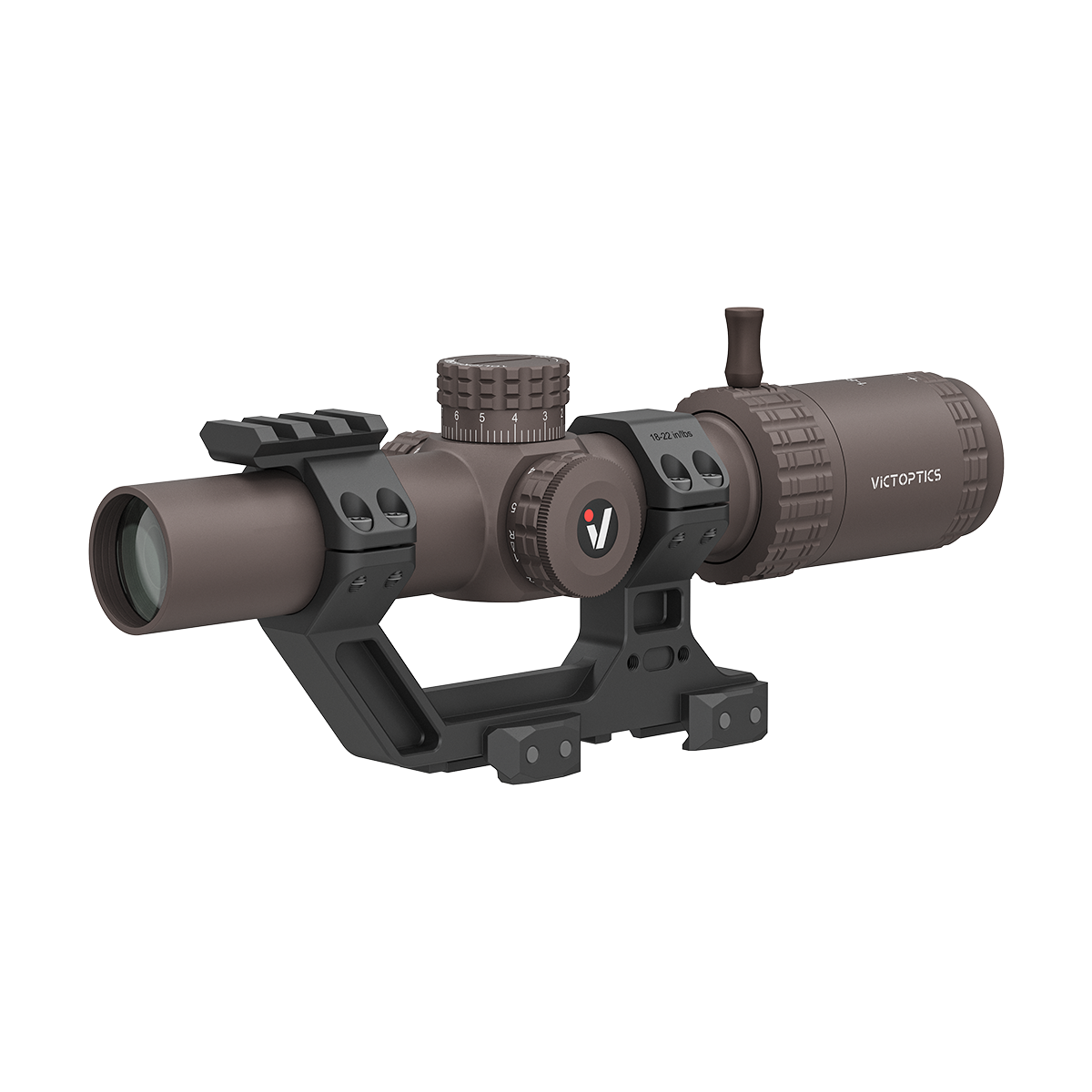 S6 Combo Kit | S6 1–6x24 LPVO SFP Coyote FDE Rifle Scope with 1-Piece ...