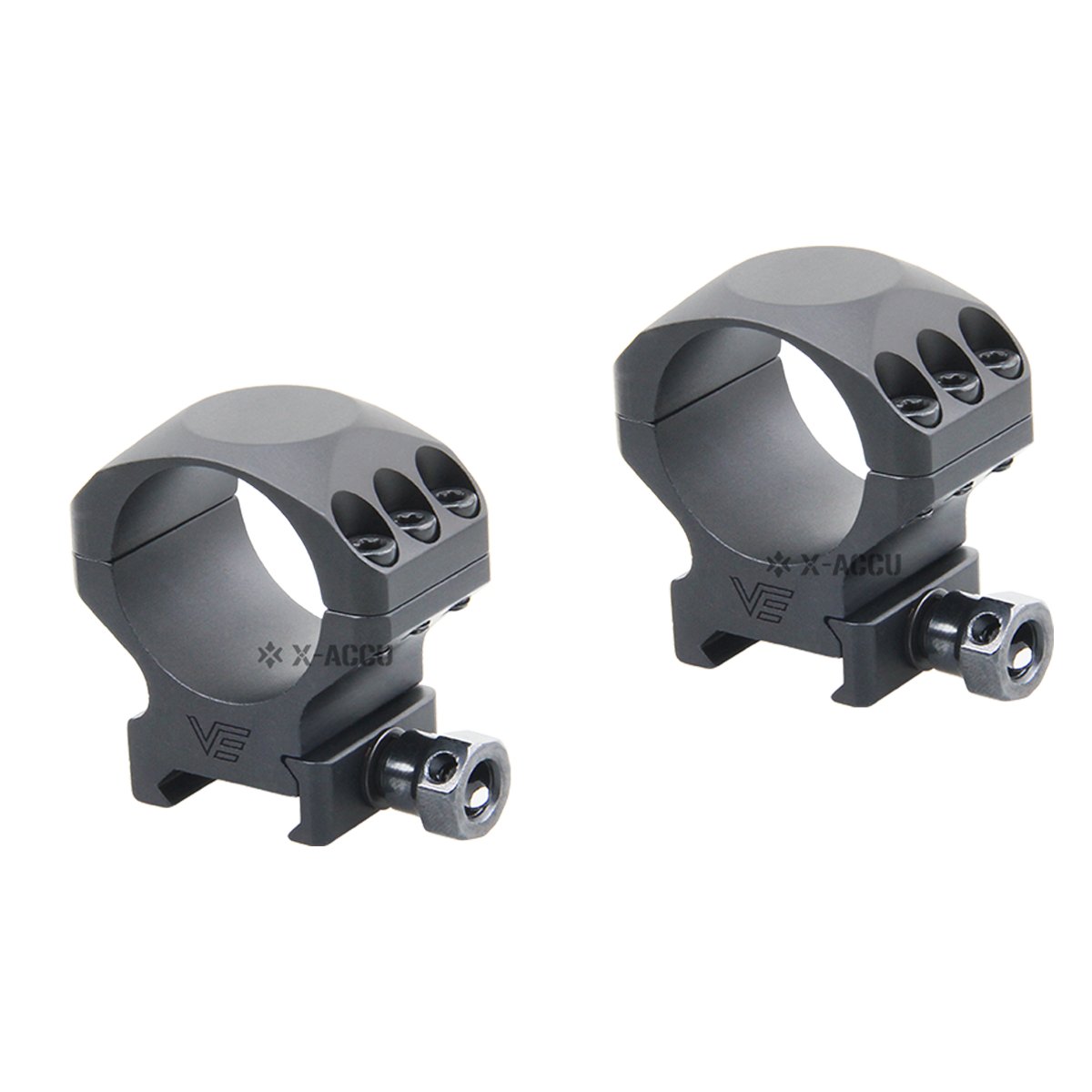 30mm X-Accu 1" Low Profile Picatinny Scope Rings-Vetor Optics - Vector ...